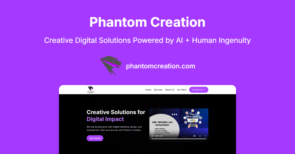 Phantom Creation - Leading Digital Agency in India | Web Development & Digital Marketing ...